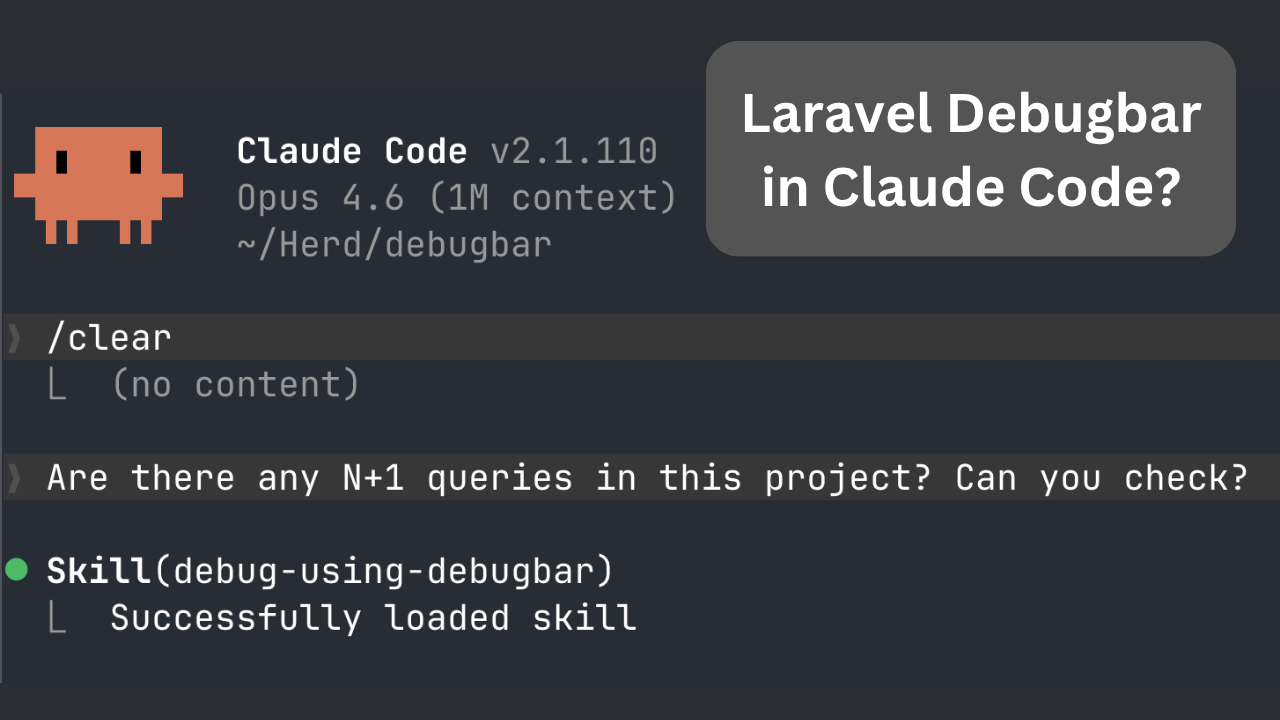NEW in Laravel Debugbar 4.2: AI Skill for Laravel Boost