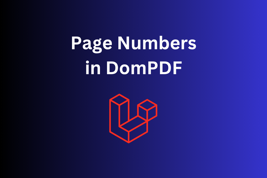 Laravel DomPDF: How to Add Page Numbers