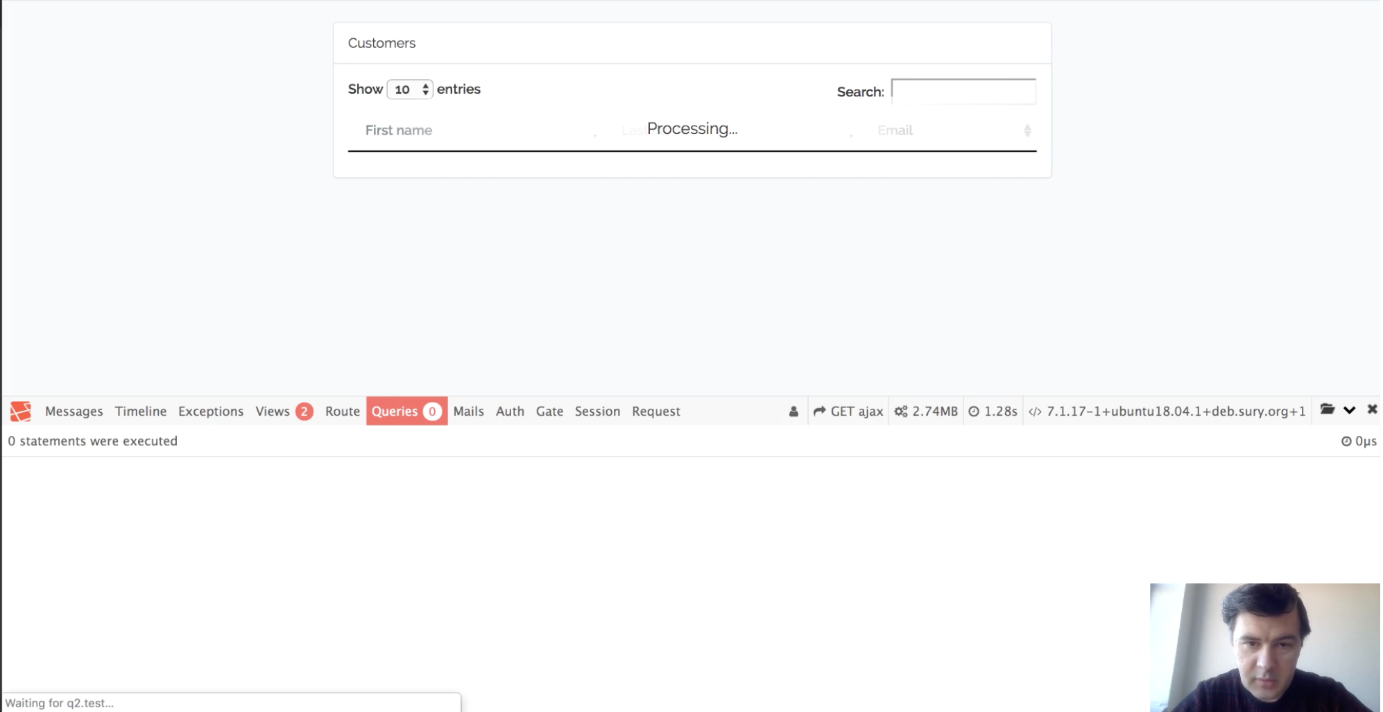 New Online Course Datatables In Laravel